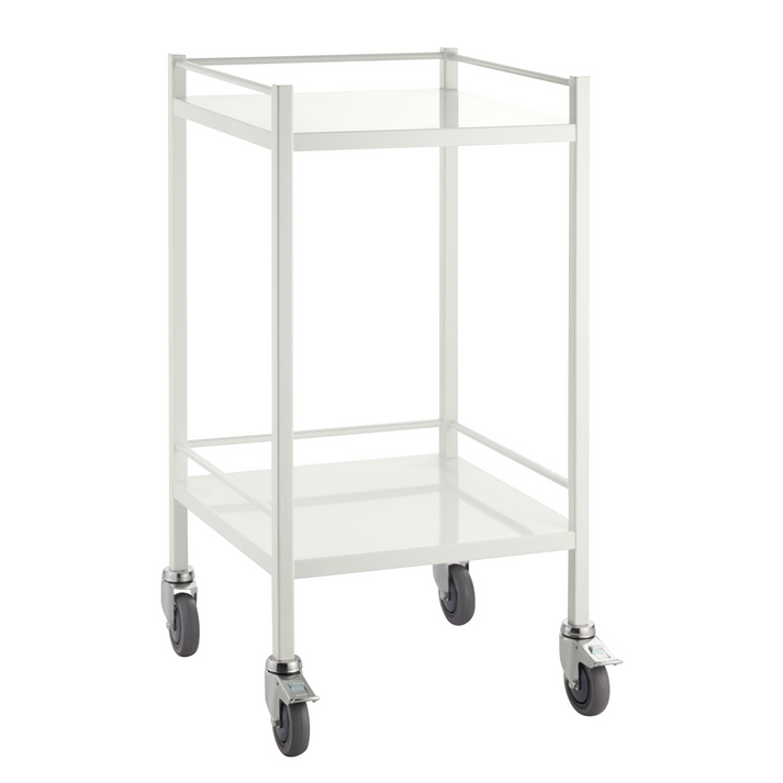 Powder Coated Instrument Trolley without Drawers 500mm x 500mm x 967mm ...